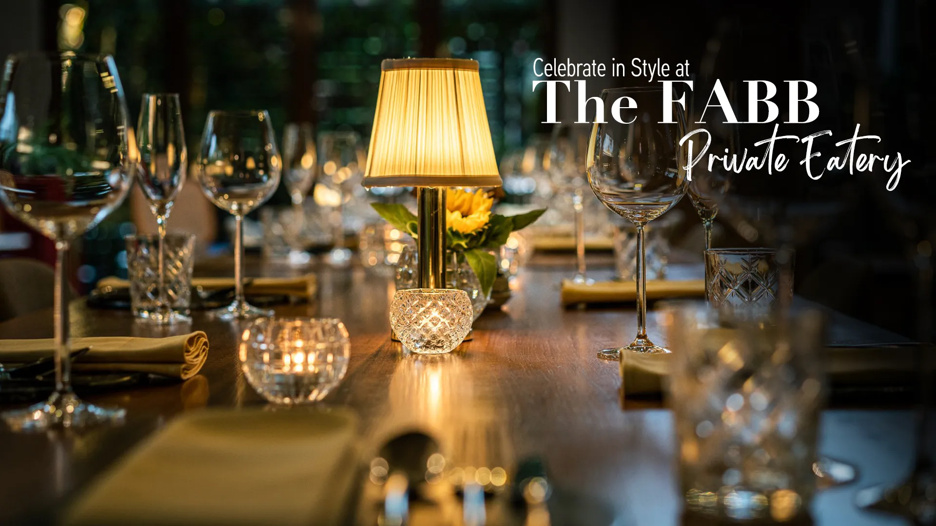 Celebrate in Style at The FABB Private Eatery ไพรเวทดินเนอร์สุดเอ็กซ์คลูซีฟที่ FABB’s Kitchen ...